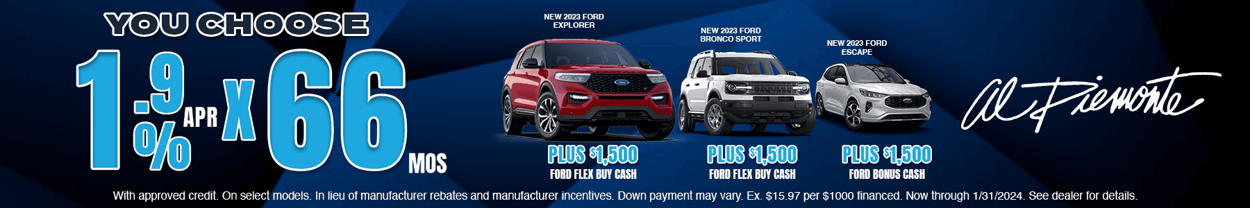 New Cars Trucks SUVs in Stock - Cicero | Al Piemonte Ford