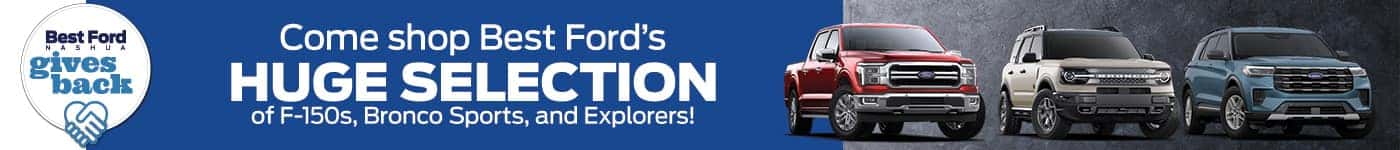 New Cars Trucks SUVs in Stock - Manchester | Best Ford