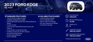 Explore The 2023 Edge SEL Features | Bill Brown Ford