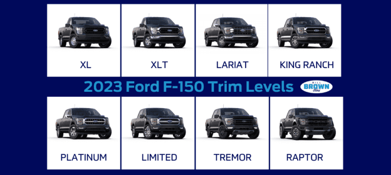 Breakdown Of The 2023 Ford F-150 Trim Levels | Bill Brown Ford