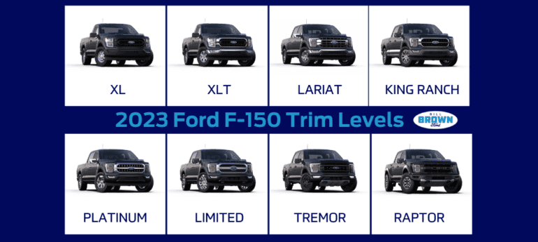 Breakdown Of The 2023 Ford F-150 Trim Levels | Bill Brown Ford