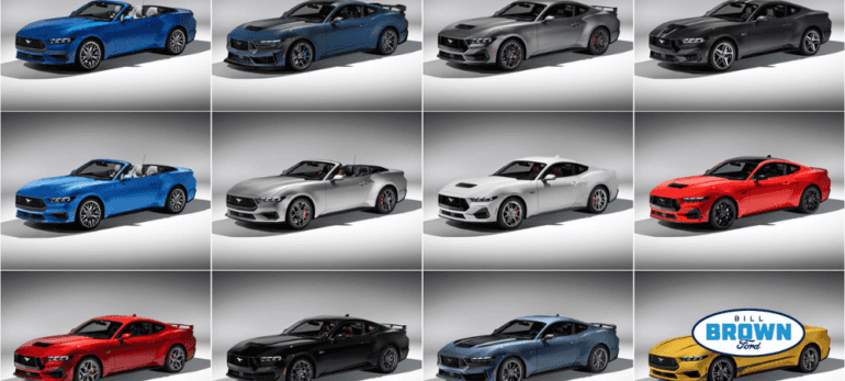 2024 Ford Mustang Paint Color Options | Bill Brown Ford