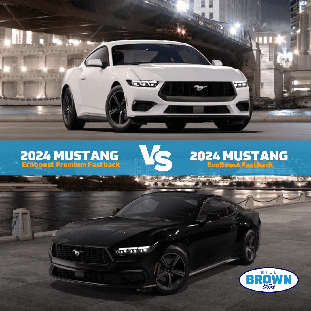 2024 Mustang EcoBoost Fastback vs. Premium Fastback | Bill Brown Ford