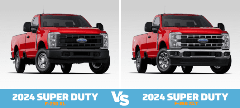 The 2024 Ford Super Duty F-250 XL vs. F-250 XLT | Bill Brown Ford