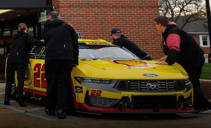 Joey Logano’s Iconic Ford Mustang is Taking a Victory Lap at Bill Brown ...