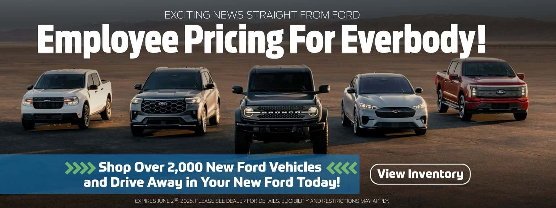 Ford Employee Pricing For Everyone | Bill Brown Ford