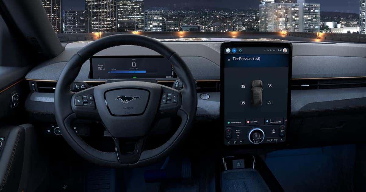 Ford electric mustang interior store