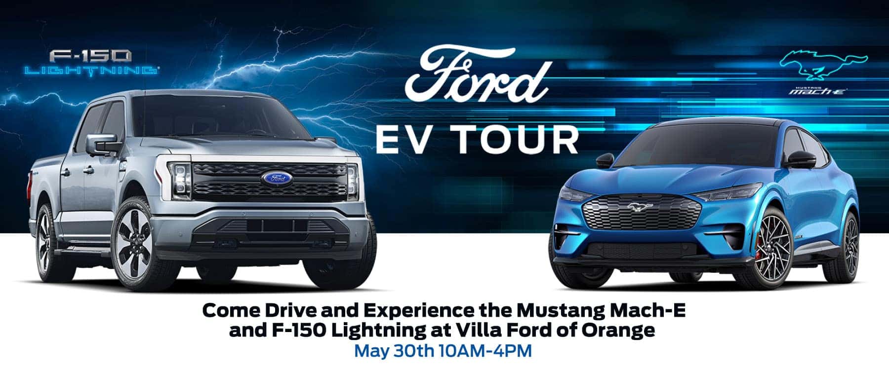 EV Tour – 2023 Ford Mach-E and Lightning | Villa Ford of Orange