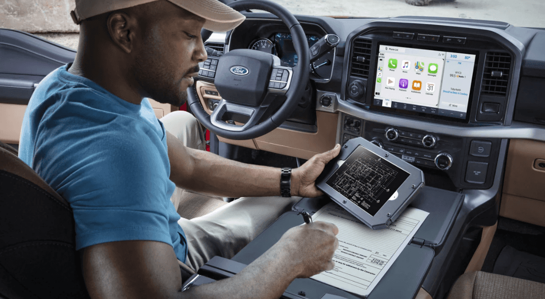 How to Use Ford F-150 Console Work Surface | D'Orazio Ford