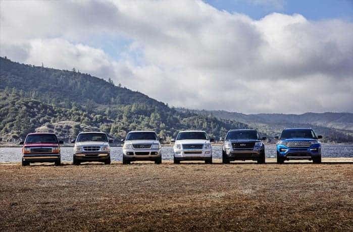 A Look Back at the Evolution of the Ford Explorer: Celebrating 6 Generations of the Iconic SUV