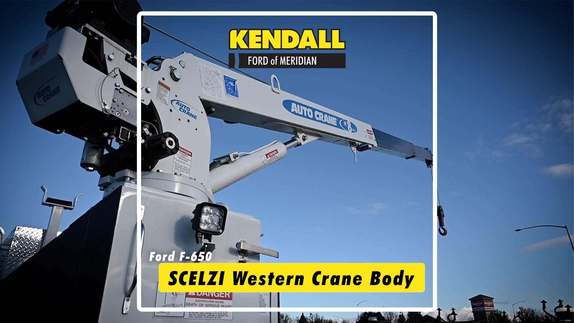 The New Ford F-650 SCELZI Crane Body Is Ready to Work | Kendall Ford of ...