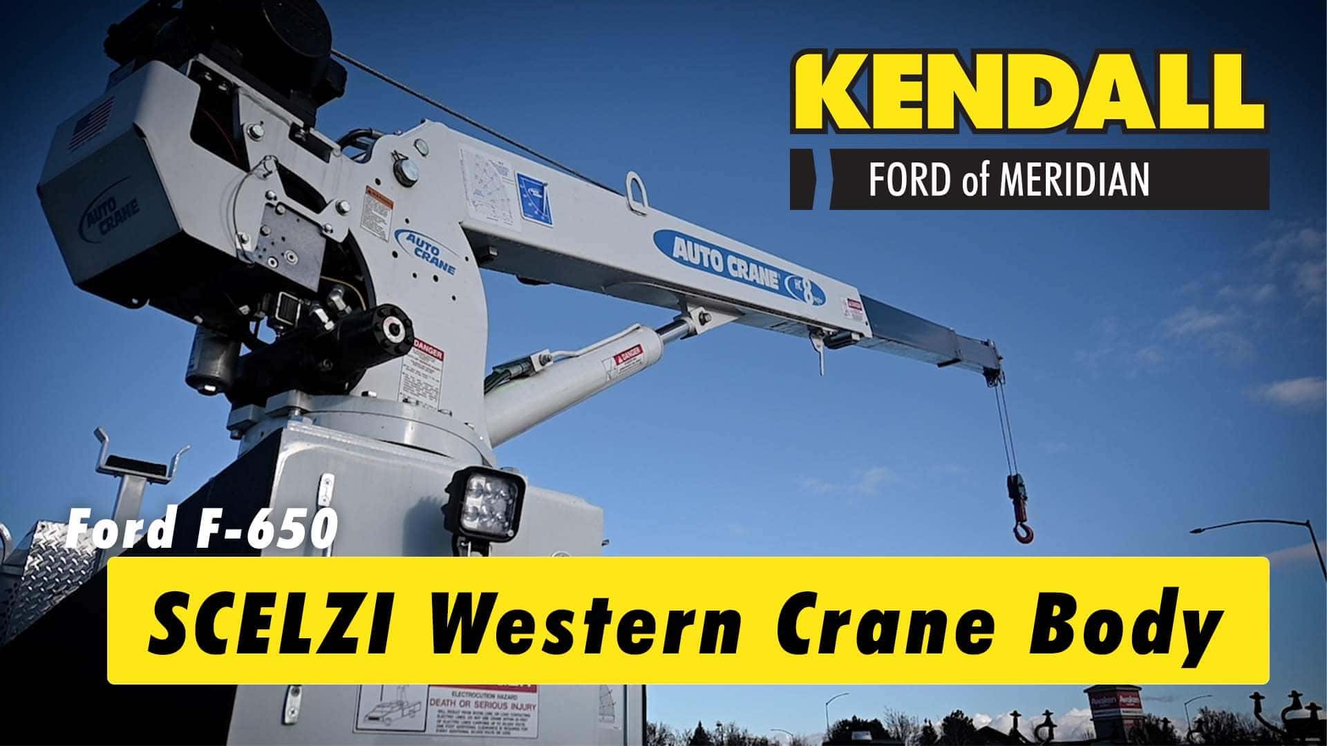Work Smarter With the New Ford F-650 SCELZI Crane Body | Kendall Ford ...
