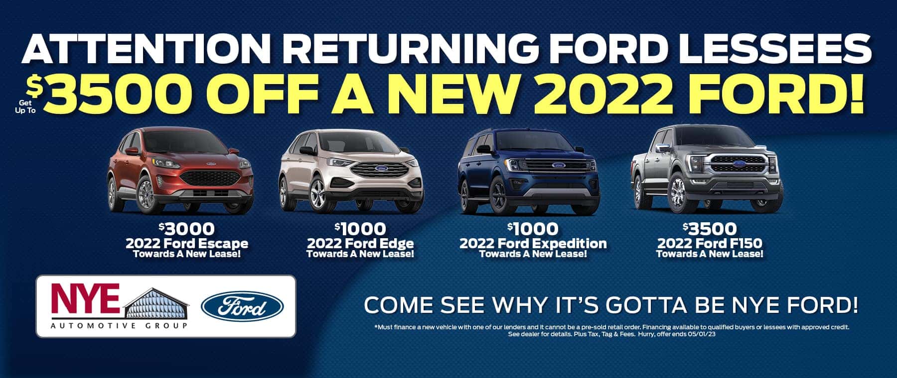 NYE Ford | Ford New & Used Car, Truck, and SUV Dealer