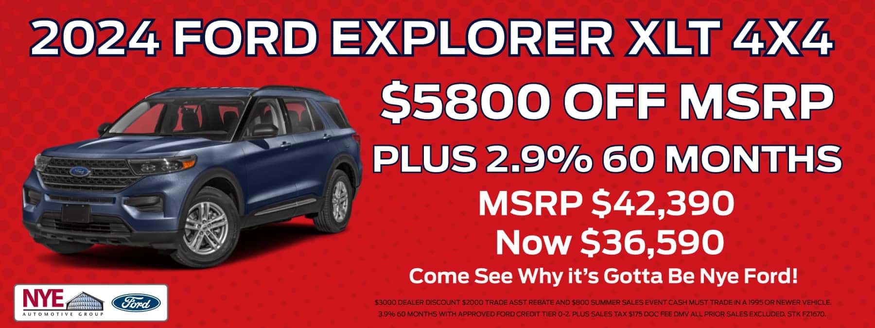Current New Ford Specials Offers | NYE Ford
