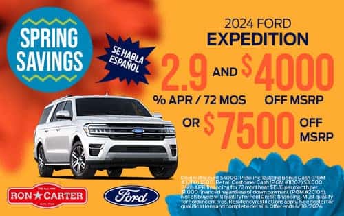 New Specials | Ron Carter Ford in Alvin