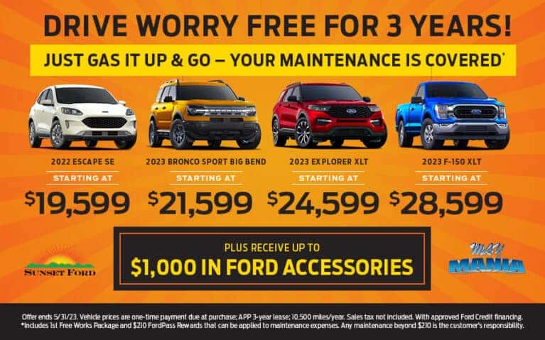 Monthly Special Promotions | Sunset Ford St. Louis