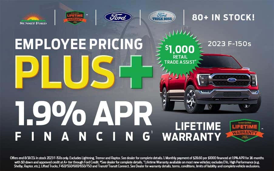 Monthly Special Promotions | Sunset Ford St. Louis