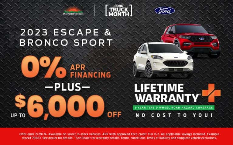 Monthly Special Promotions | Sunset Ford St. Louis