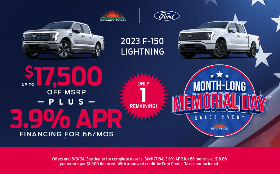 Monthly Special Promotions | Sunset Ford St. Louis