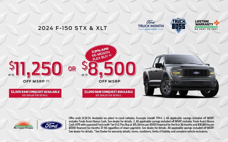 Monthly Special Promotions | Sunset Ford St. Louis