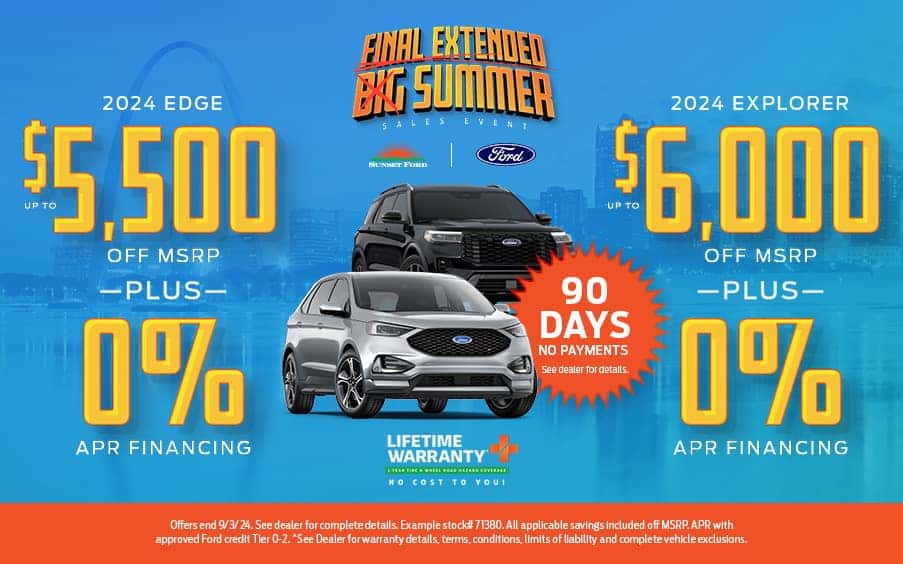 Monthly Special Promotions | Sunset Ford Waterloo