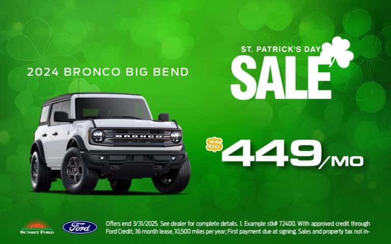 Monthly Special Promotions | Sunset Ford Waterloo
