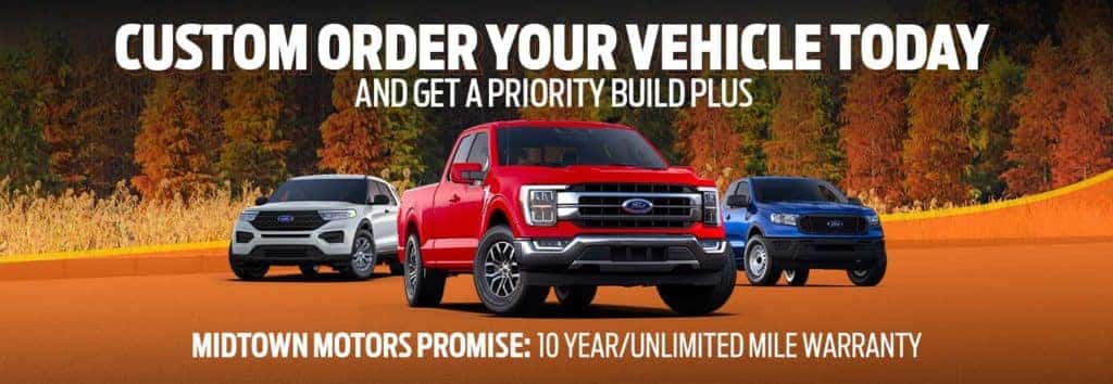 Order Your Custom Ford Car,Truck or SUV | Midtown Motors
