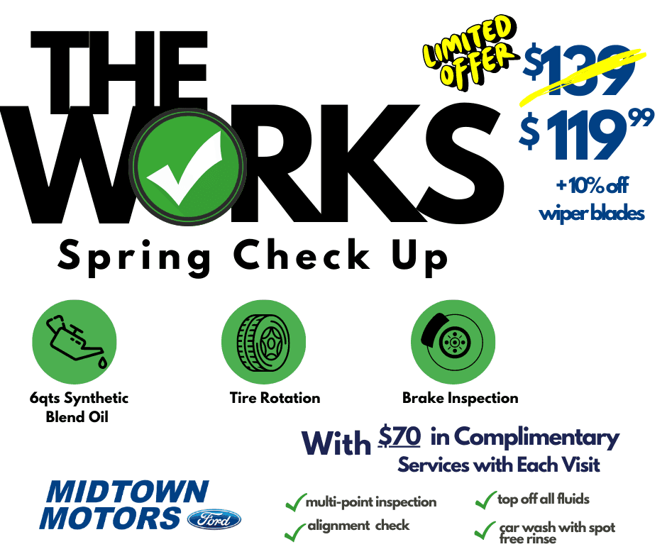 Ford General Maintenance | Warren Midtown Motors Inc.